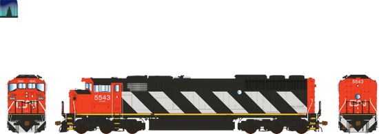 Aurora Miniatures EXCLUSIVE CN 5543 HO Scale GMD SD60F Diesel Locomoti – Aurora Miniatures North ...